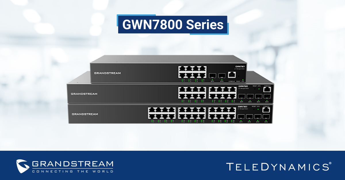 Grandstream GWN7800 series managed network switches